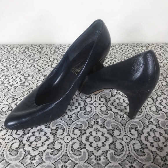 Joyce | Shoes | Vintage Joyce Navy Blue Pumps | Poshmark
